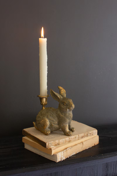 Rabbit Taper Holder – Bungalow Home Furnishings