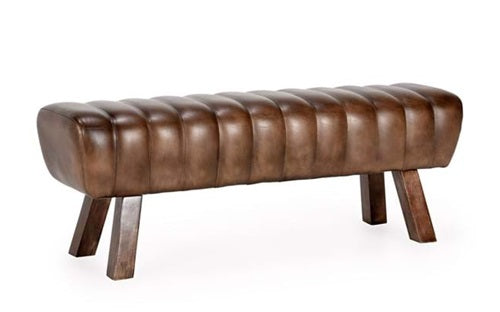 Calista Leather Bench – Bungalow Home Furnishings