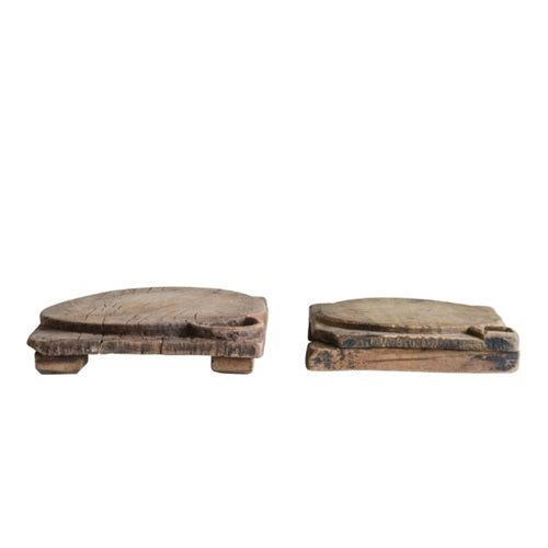 Square Found Wood Riser – Bungalow Home Furnishings