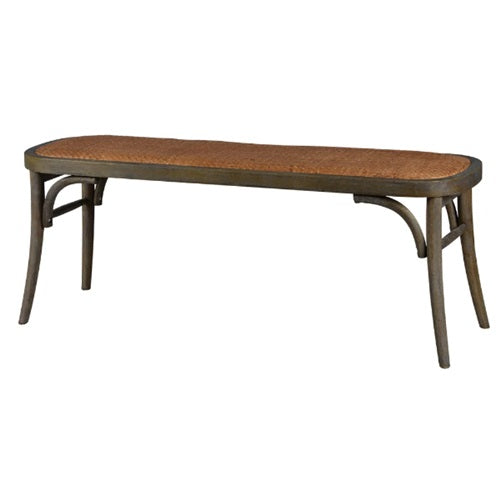 Eve Bench - Brown Wash – Bungalow Home Furnishings